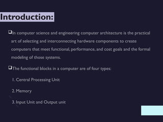 COMPUTER ORGANIZATION for beginner and a | PPTX