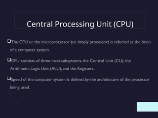 COMPUTER ORGANIZATION for beginner and a | PPTX