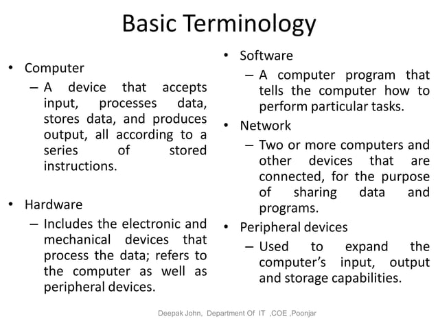 Computer organization basics | PPT