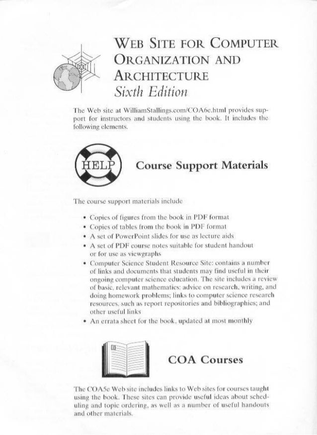 Computer organization and architecture 6e by william stalli | PDF
