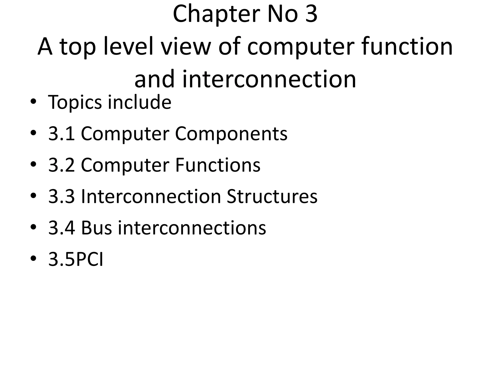 Computer organization & architecture chapter-1 | PPTX