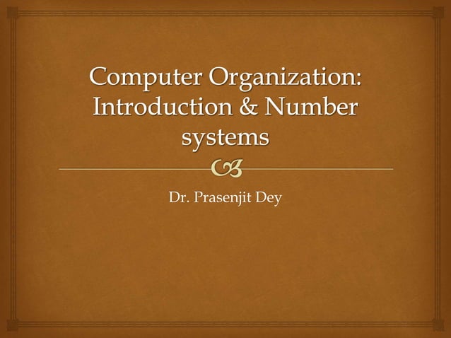 Computer organization basics and number systems | PPTX | Data Storage ...