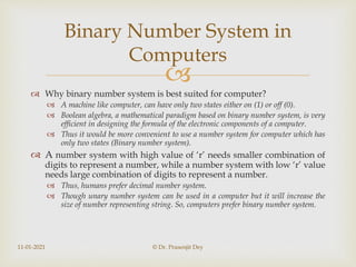 Computer organization basics and number systems | PPTX