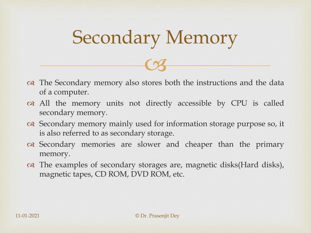 Computer Organization Basics And Number Systems Pptx Data Storage