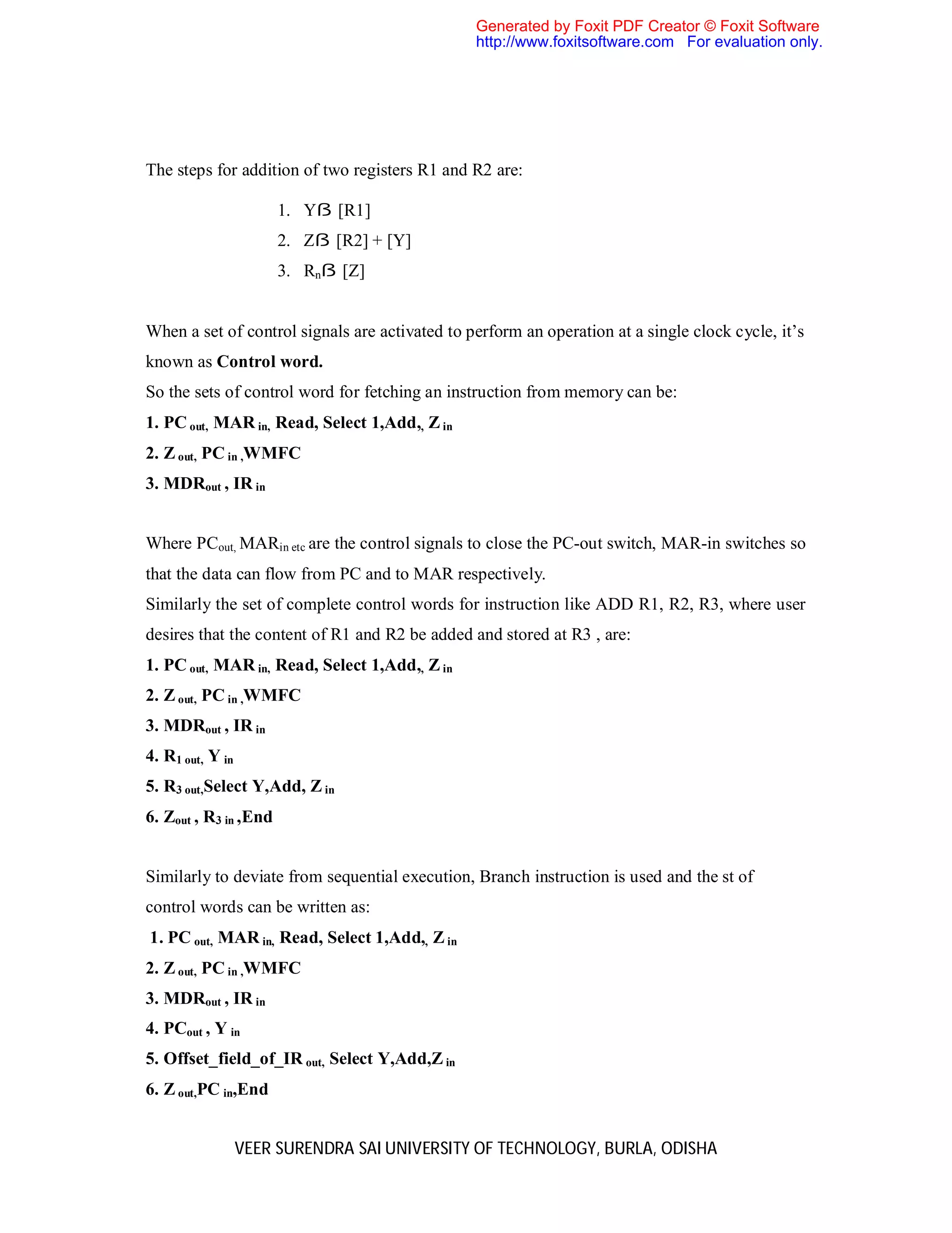 Computer Organization Lecture Notes | PDF
