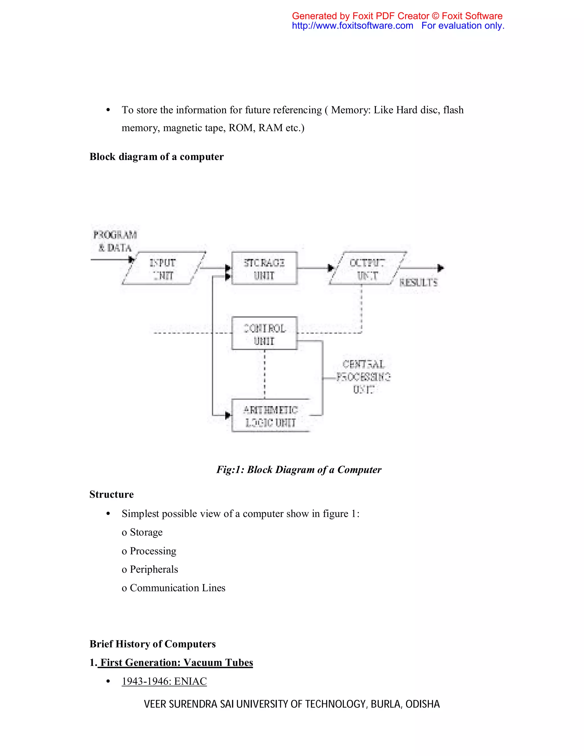 Computer Organization Lecture Notes Pdf