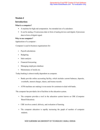 Computer Organization Lecture Notes | PDF