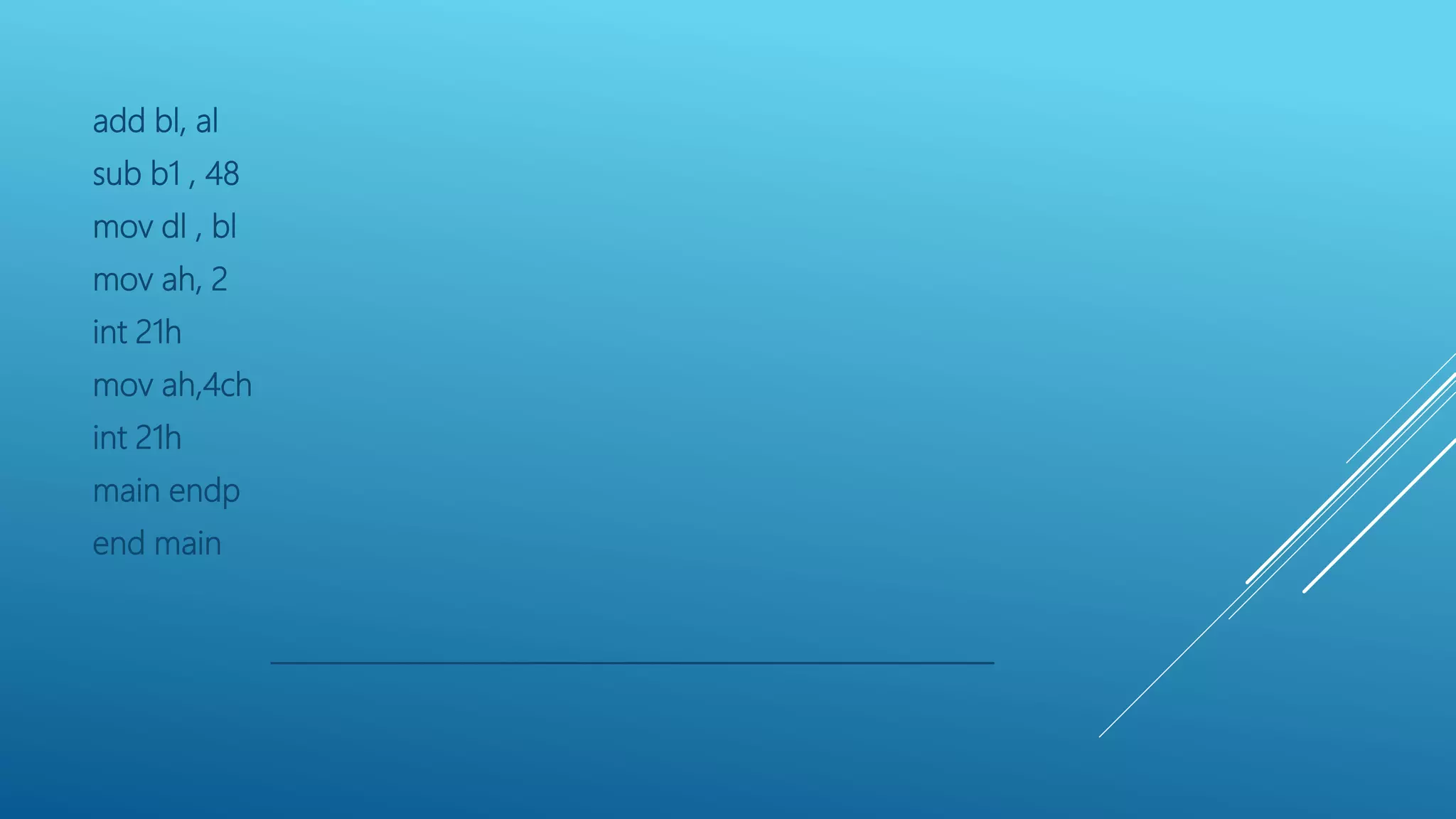 Assembly Language Presentation Add Two Variable Push And Pop In Assembly Language Big