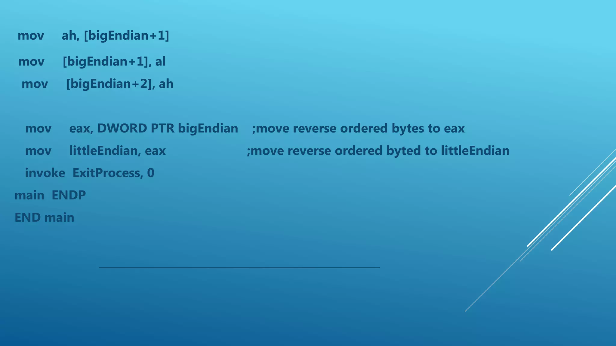 Assembly Language Presentation | Add two Variable | Push and Pop in assembly Language | Big ...