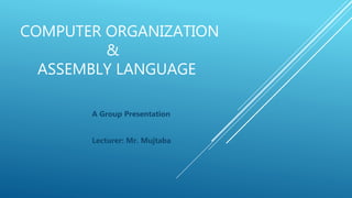 Assembly Language Presentation | Add two Variable | Push and Pop in assembly Language | Big ...