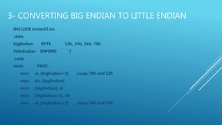 Assembly Language Presentation | Add two Variable | Push and Pop in assembly Language | Big ...