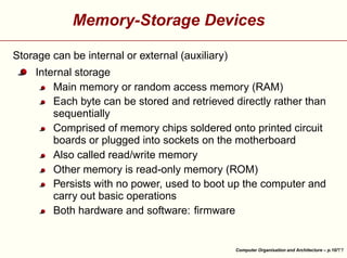 Computer organuzaton & architecture | PPT