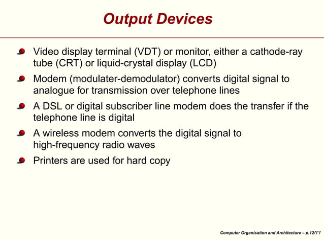 Computer organuzaton & architecture | PPT