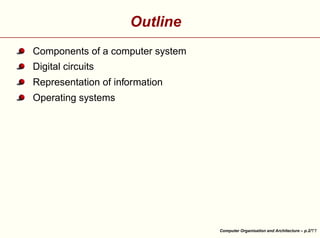 Computer organuzaton & architecture | PPT