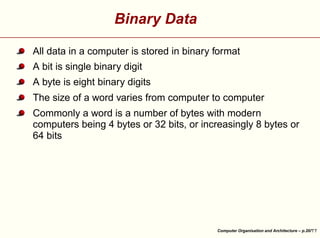 Computer organuzaton & architecture | PPT