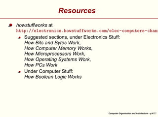Computer organuzaton & architecture | PPT