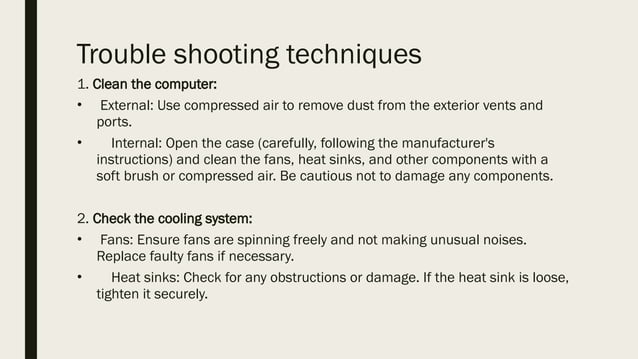 COMPUTER OVERHEATING AND TROUBLESHOOTING.pptx