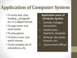 Introduction to Computer System | PPT