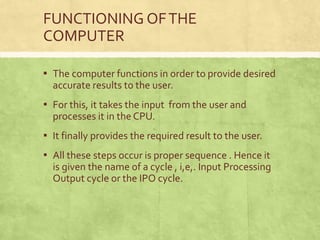 Computer overview | PPTX