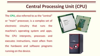 Chapter-1 || Computer Overview || Class XI || 2024 || | PDF