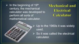 Origin of Computer | PPTX