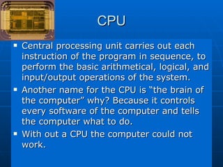 Computer parts | PPT