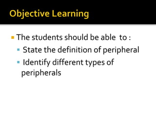 Computer parts & component | PPTX