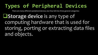 Introduction to Computer: Computer Peripheral Devices.pptx
