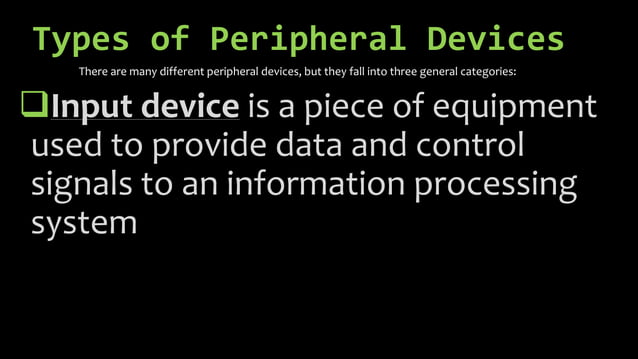 Introduction to Computer: Computer Peripheral Devices.pptx