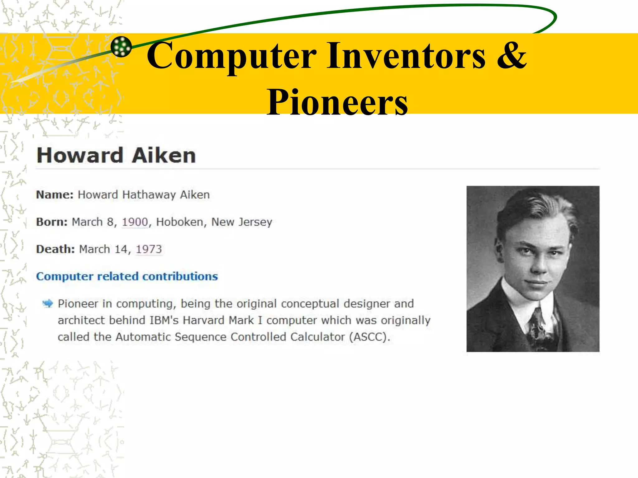 Computer Pioneers | PPT