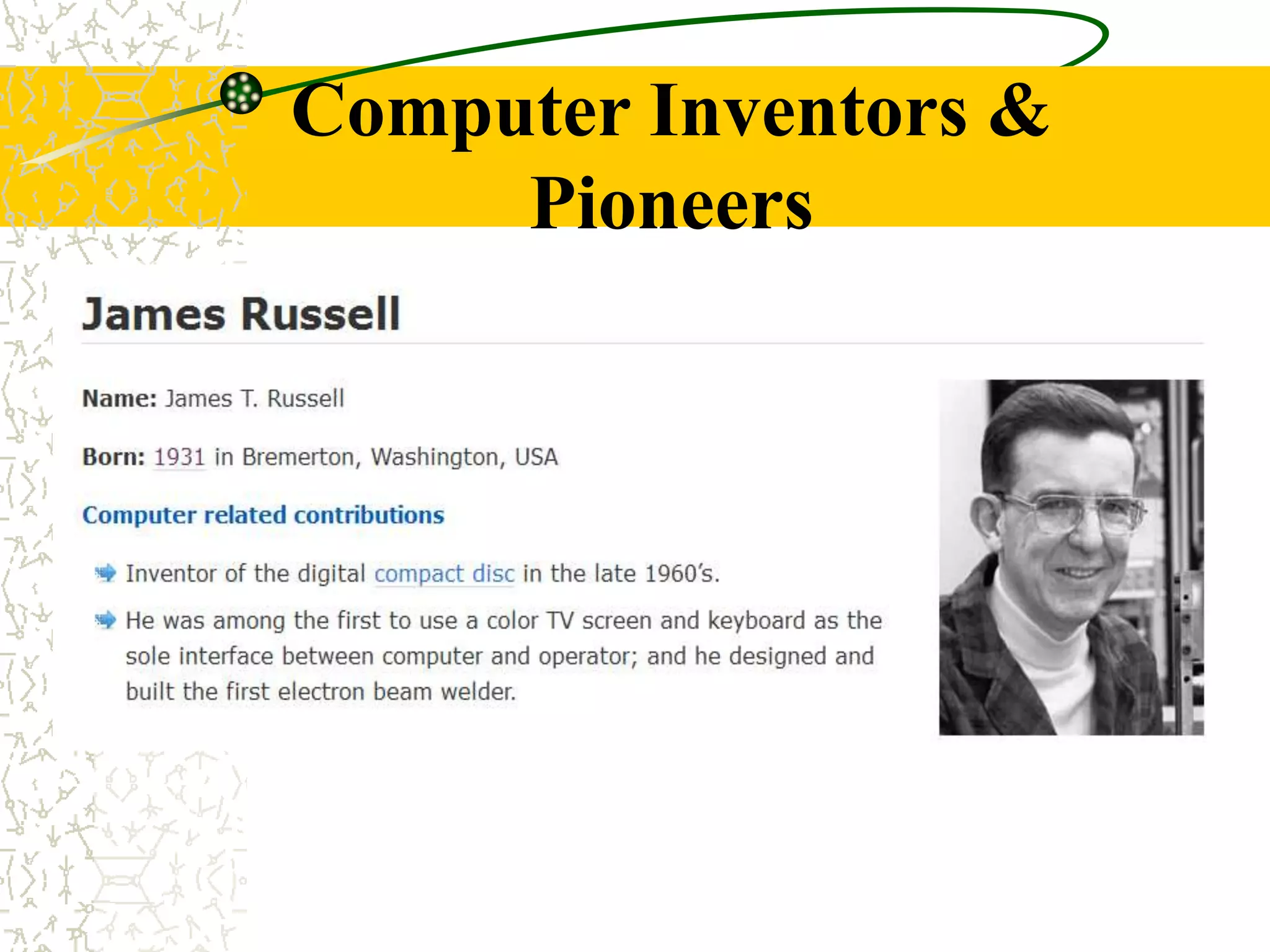 Computer Pioneers | PPT