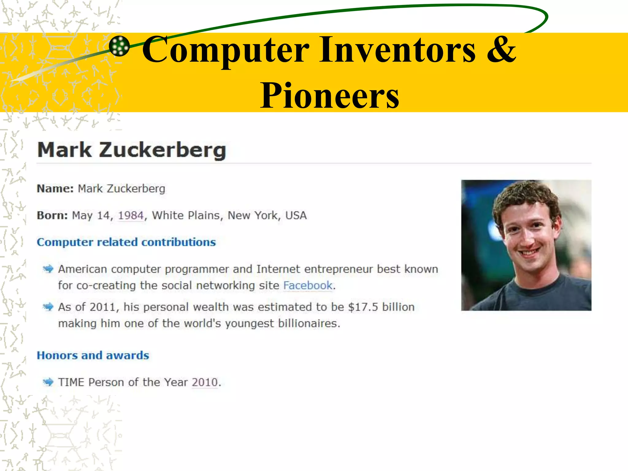 Computer Pioneers | PPT