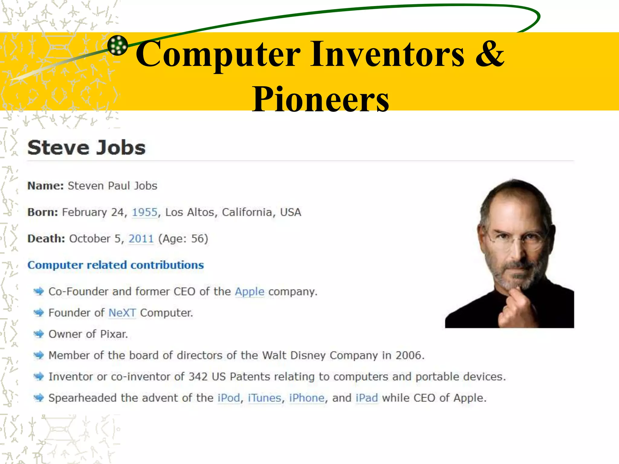 Computer Pioneers | PPT