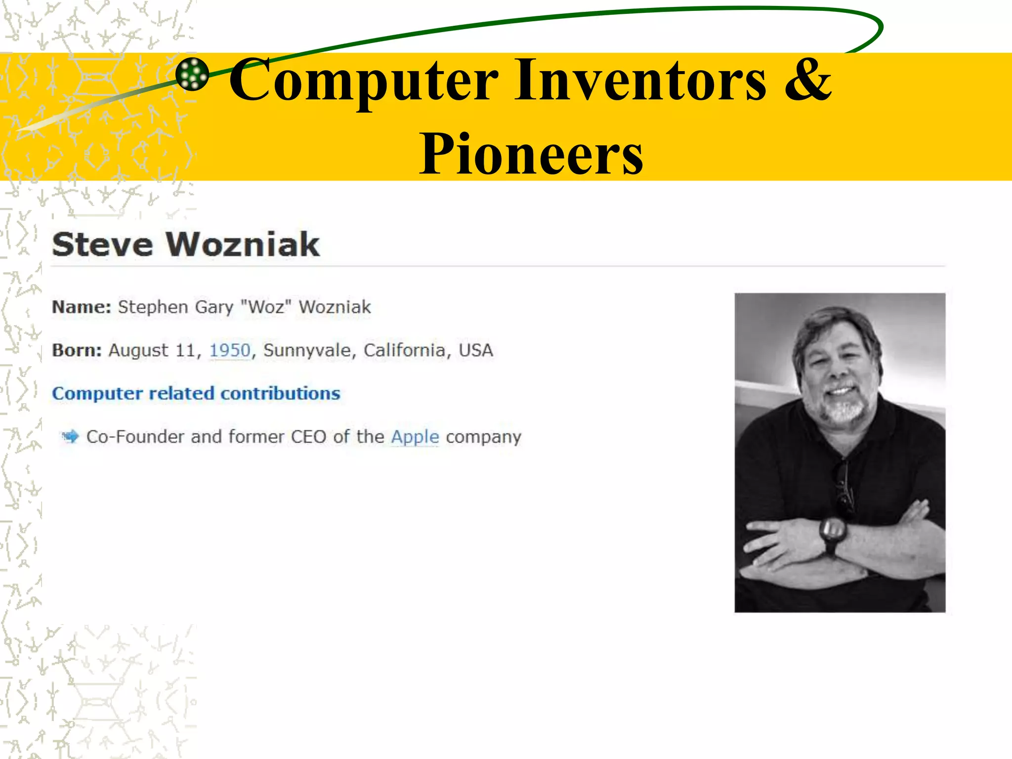 Computer Pioneers | PPT