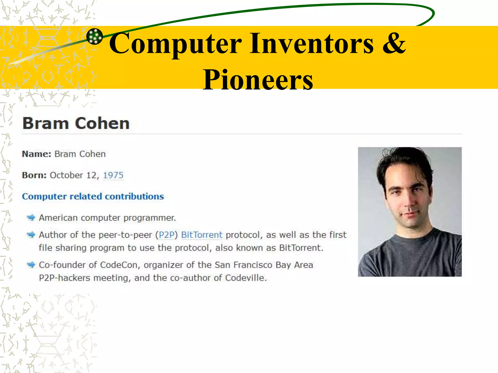 Computer Pioneers | PPT