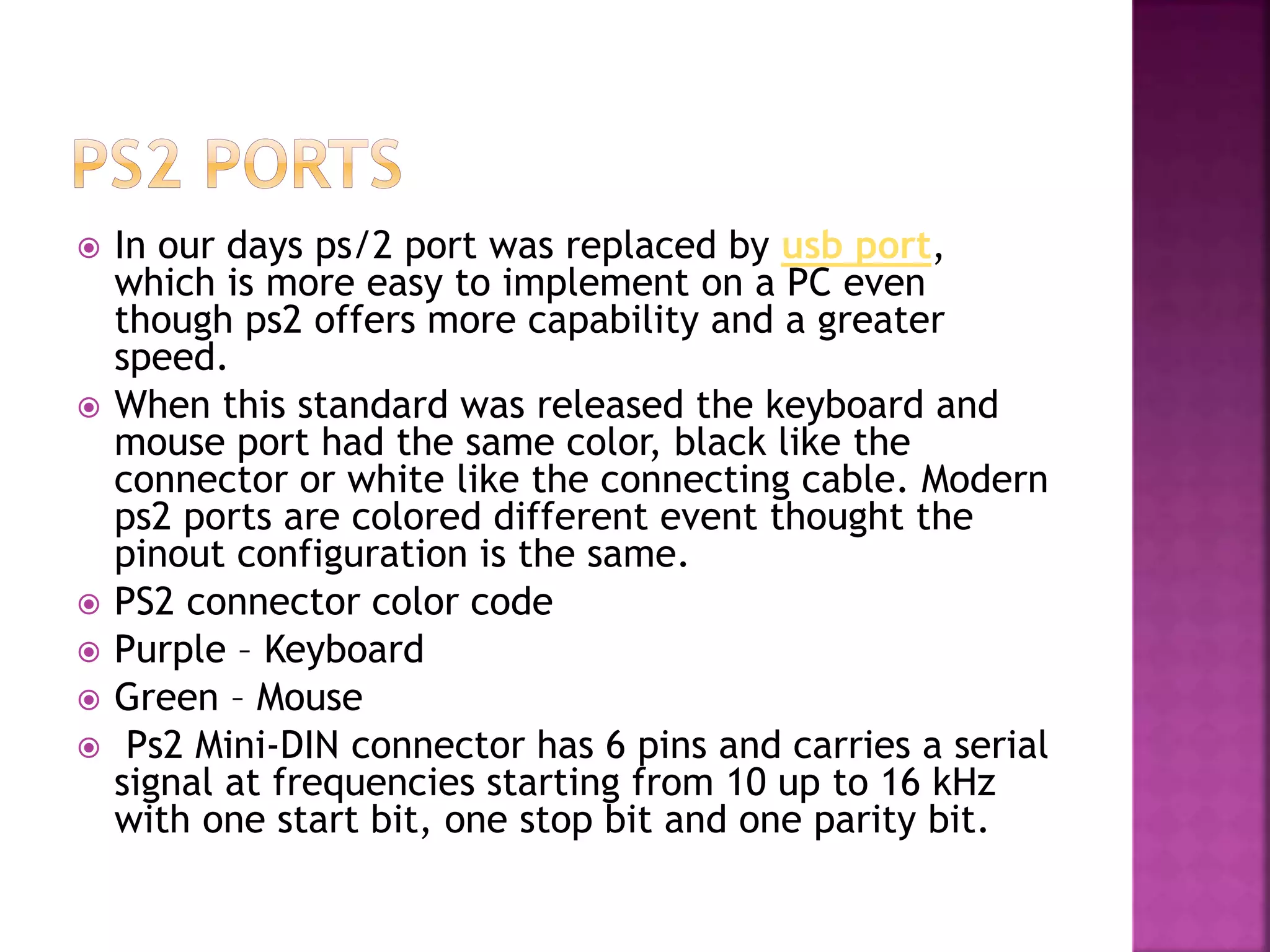 Computer ports | PPTX