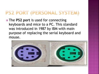 Computer ports | PPTX