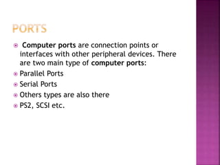 Computer ports | PPTX
