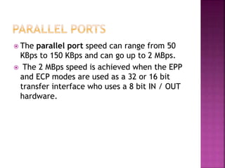 Computer ports | PPTX
