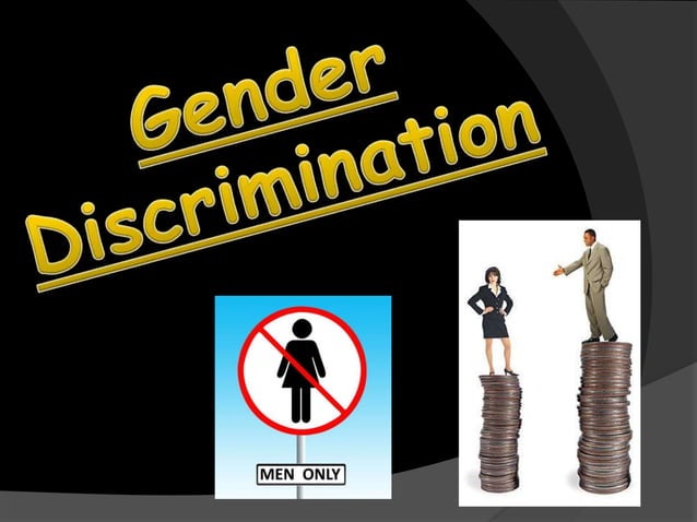 Gender discrimination | PPTX