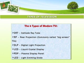 Application of Computer in Televison Industry | PPT