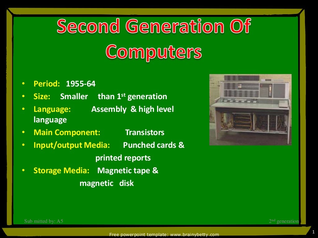 5 GENERATIONS OF COMPUTER