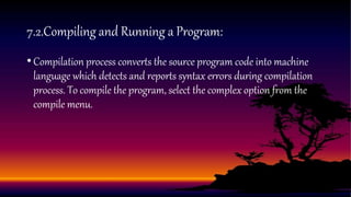 presentation on the topic: Introduction to the C language | PPT