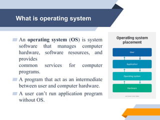 operating system | PPT