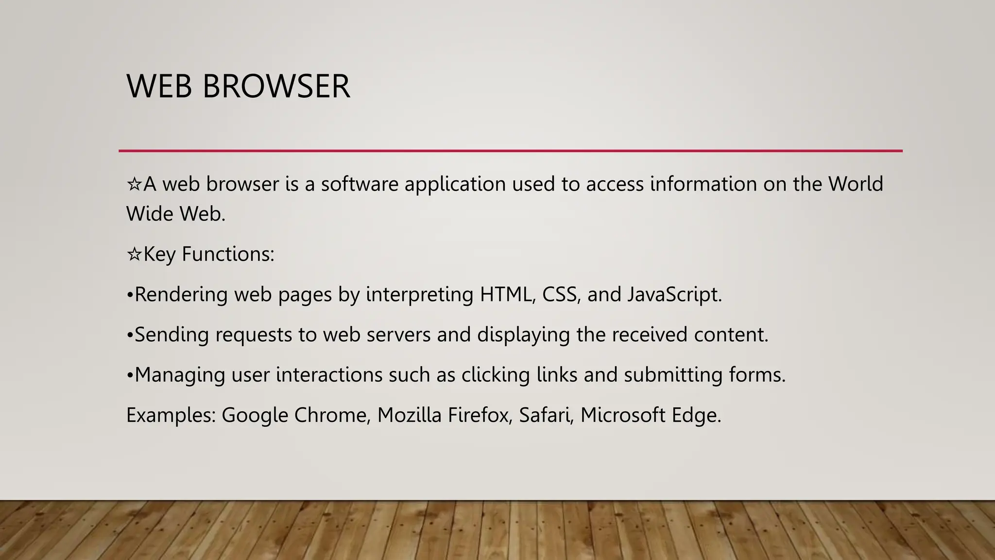 computer ppt on internet, web browser .. | PPT | Free Download