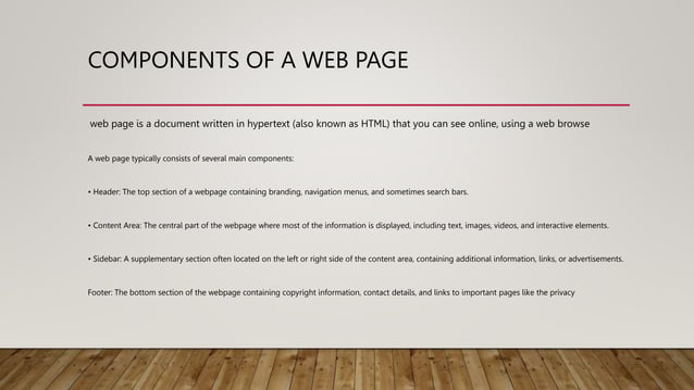 computer ppt on internet, web browser .. | PPT | Free Download