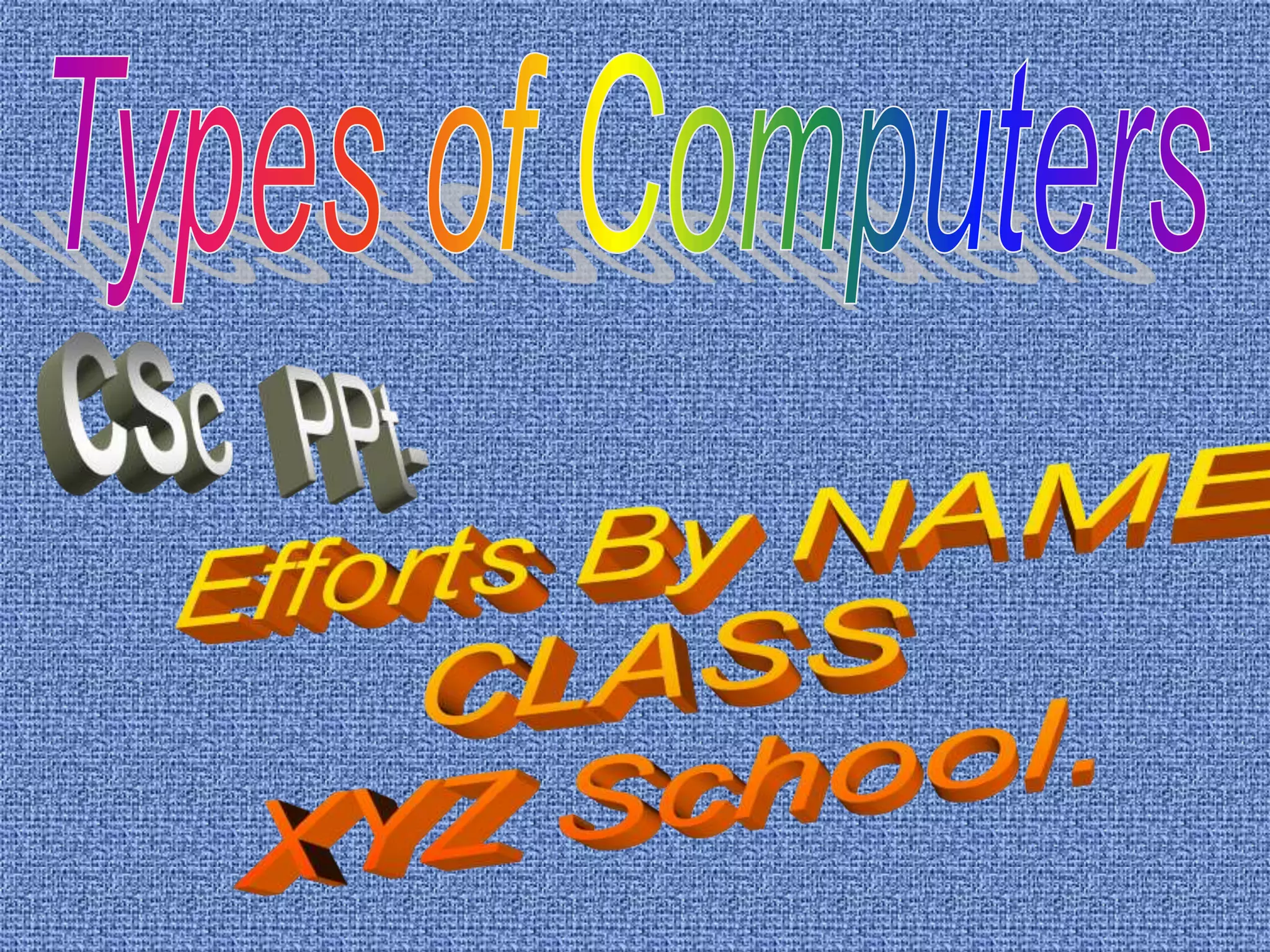 Computer ppt by ashish n akanksha | PPTX