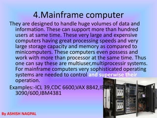 Computer ppt by ashish n akanksha | PPT