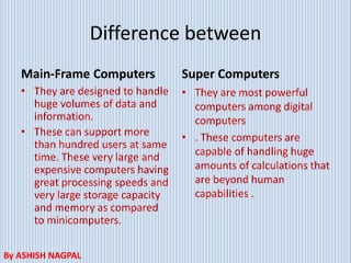 Computer ppt by ashish n akanksha | PPT