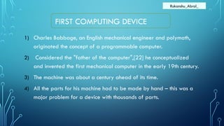 Understanding the Basics and Evolution of Computers | PPTX